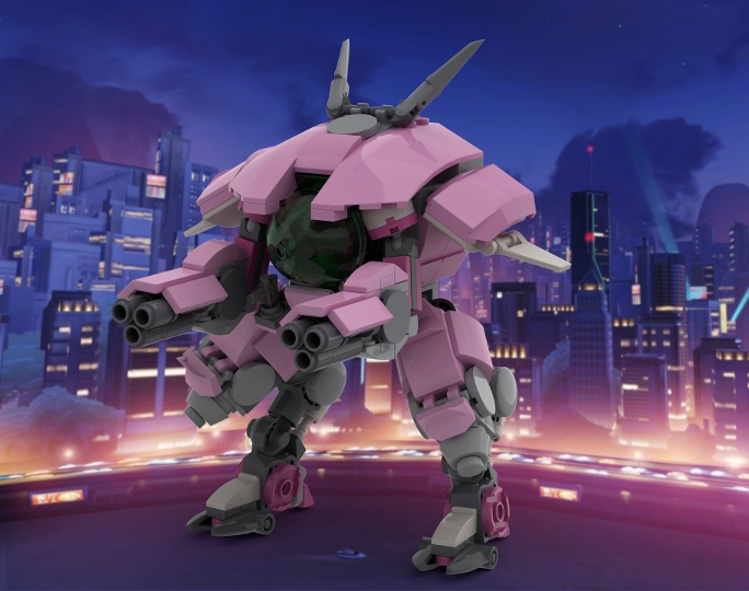 D.Va Mech from BrickLink Studio [BrickLink]