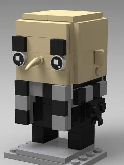 Gru Brickhead from Despicable Me from BrickLink Studio [BrickLink]