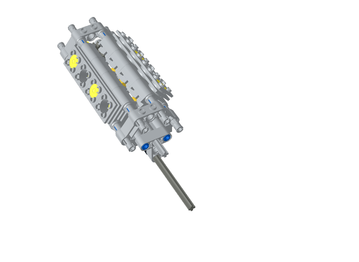 approximative V8 from BrickLink Studio [BrickLink]