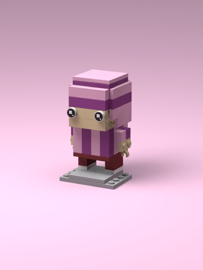 Edith brickhead from Despicable Me from BrickLink Studio [BrickLink]