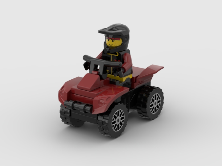 Red Quad from BrickLink Studio [BrickLink]