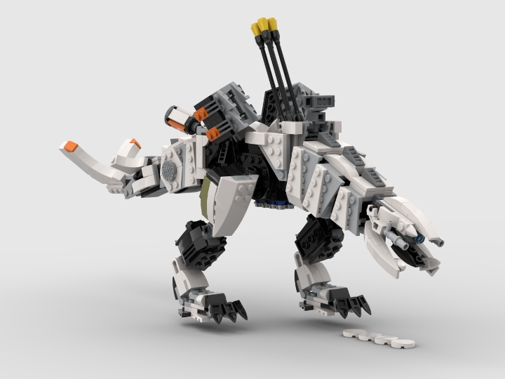 Thunder jaw HZD, by nothinghere from BrickLink Studio [BrickLink]