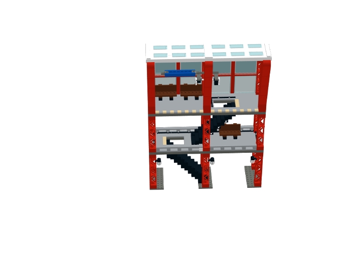 Hochbahnhof Monorail from BrickLink Studio [BrickLink]
