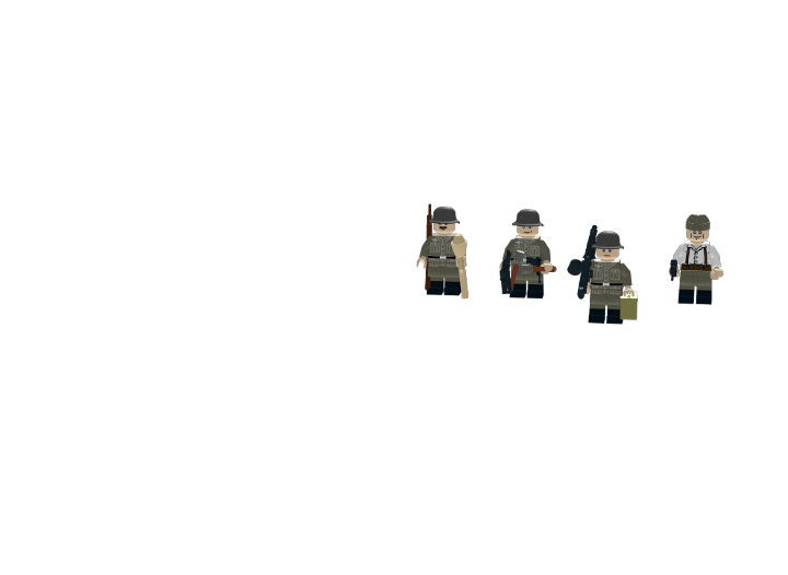 German WW2 Figures from BrickLink Studio [BrickLink]