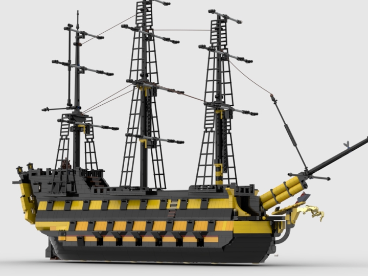 Hms Victory (With Steps) from BrickLink Studio [BrickLink]