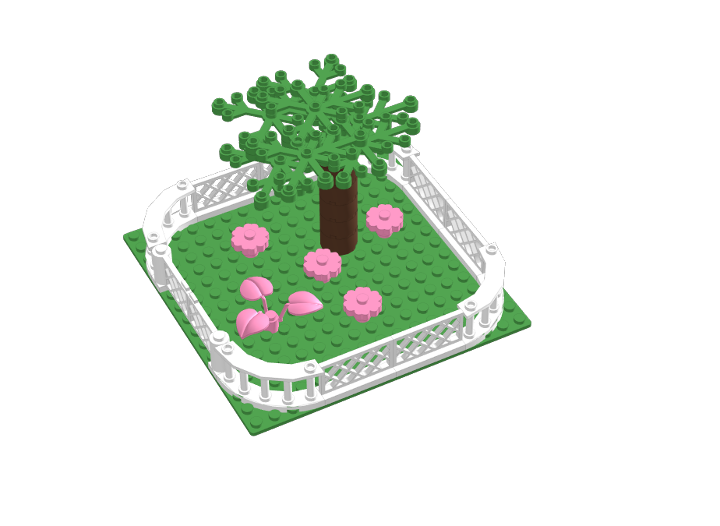 Garden from BrickLink Studio [BrickLink]