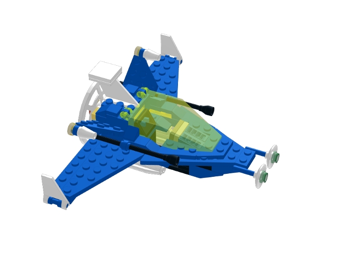1980's Remodelled Spaceship from BrickLink Studio [BrickLink]