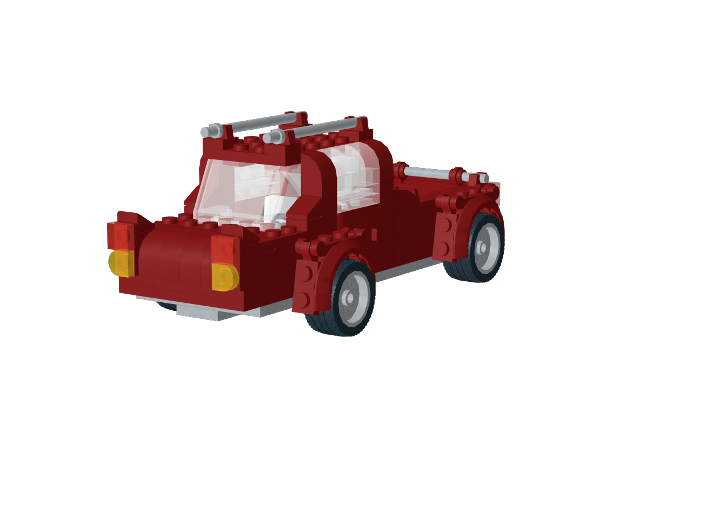 Red truck from BrickLink Studio [BrickLink]