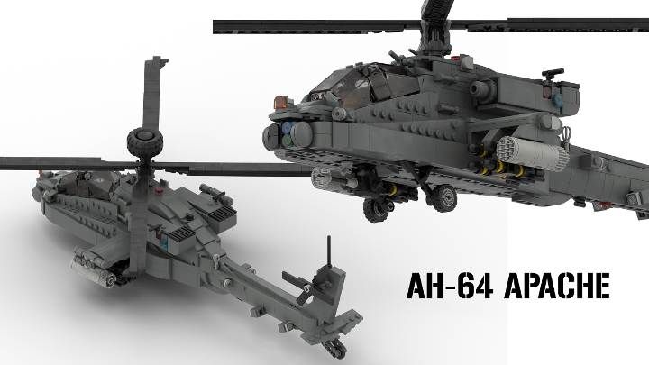 Lego Apache Longbow Helicopter
