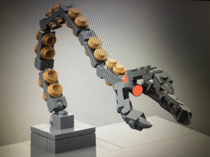 DOCK OCK ARM (detailed version) from BrickLink Studio [BrickLink]