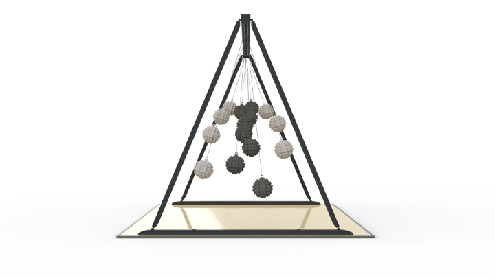 Pendulum Wave from BrickLink Studio [BrickLink]
