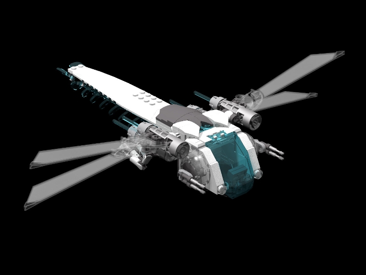 Dragonfly Scout Vessel from BrickLink Studio [BrickLink]