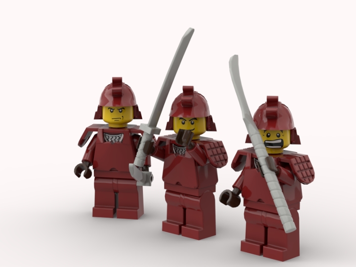 Samurai Battlepack 1 from BrickLink Studio [BrickLink]