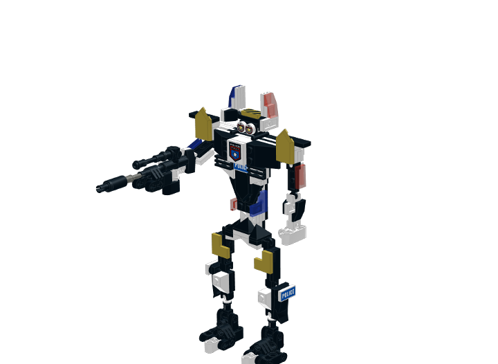 Police bot moc from BrickLink Studio [BrickLink]
