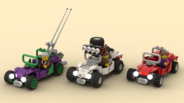 Beach (Buggy) Boys from BrickLink Studio [BrickLink]