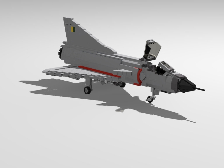 Dassault Mirage IIIC from BrickLink Studio [BrickLink]