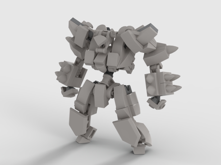 robot like a bull from BrickLink Studio [BrickLink]