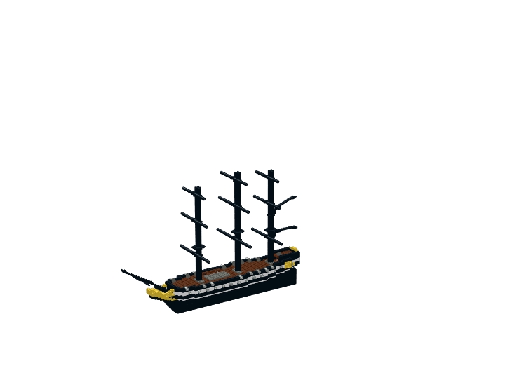 tall ship from BrickLink Studio [BrickLink]