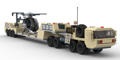 US Military Transport 1.2 with AH-6 Little Bird from BrickLink Studio ...