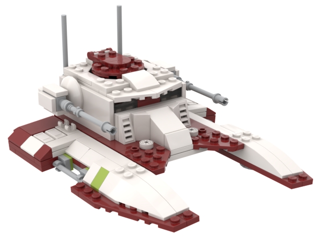 TX-130 Republic Fighter Tank from BrickLink Studio [BrickLink]
