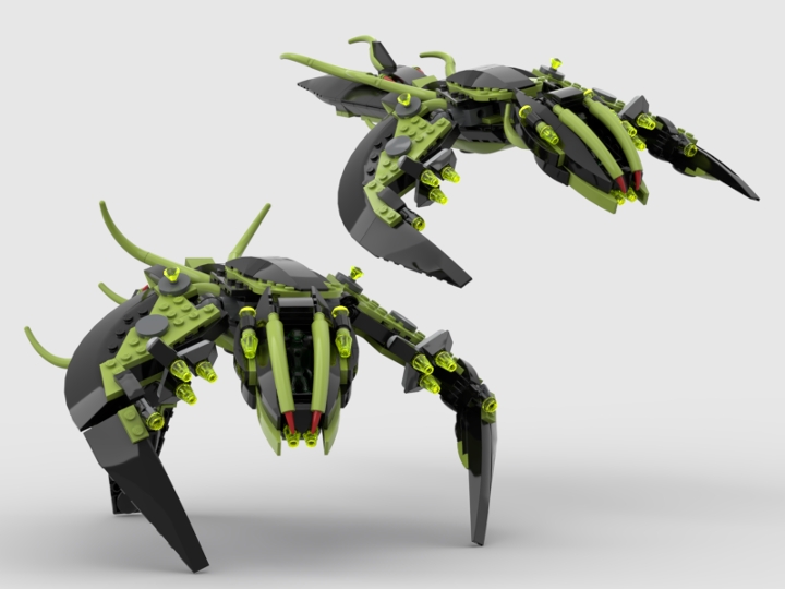 Alien Skulker from BrickLink Studio [BrickLink]