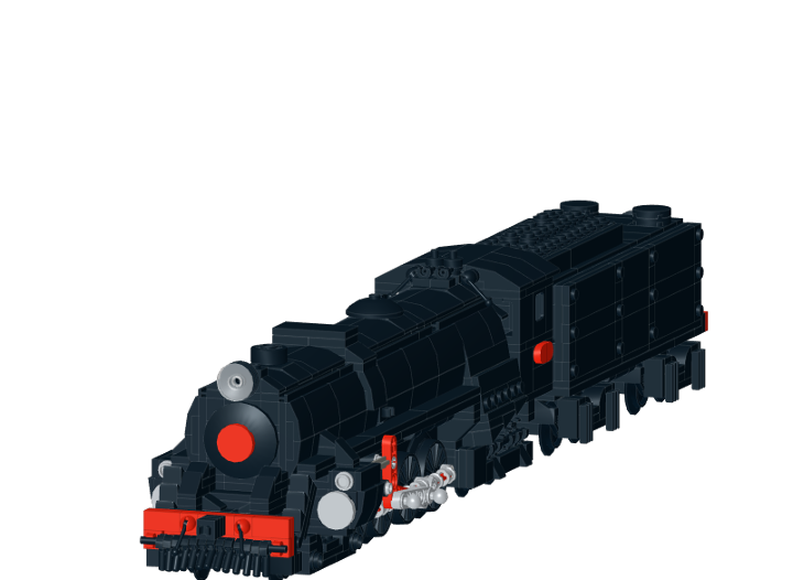 NZR K class locomotive from BrickLink Studio [BrickLink]