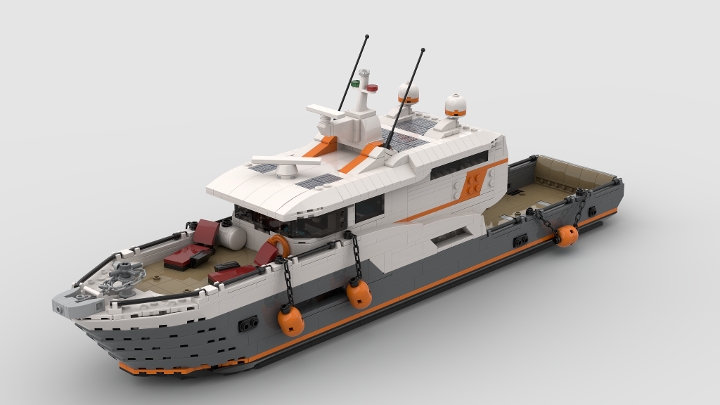 Expedition Yacht from BrickLink Studio [BrickLink]