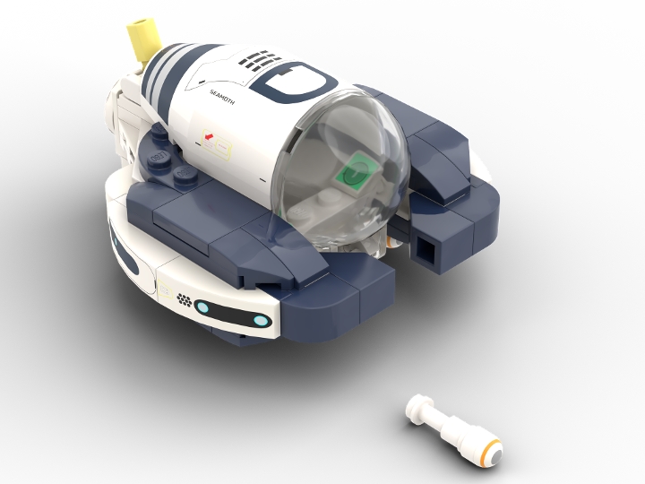 The Seamoth from BrickLink Studio [BrickLink]