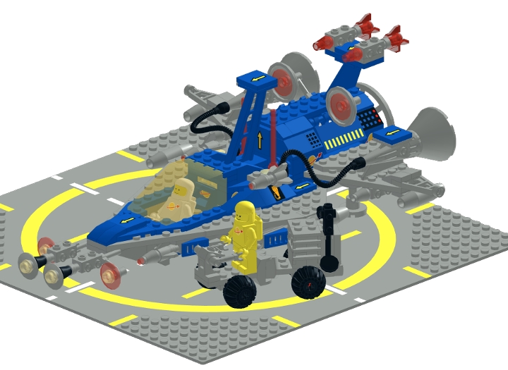 Cosmic voyager from BrickLink Studio [BrickLink]