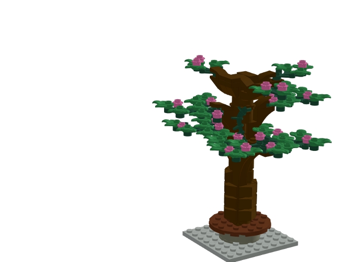 lego sakura from BrickLink Studio [BrickLink]