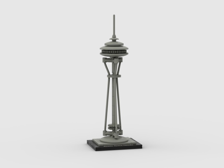 Seattle Space Needle from BrickLink Studio [BrickLink]