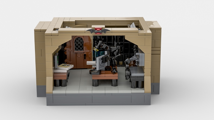 Compact Batcave from The Batman from BrickLink Studio [BrickLink]