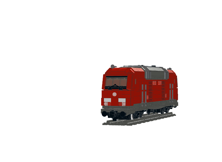 BR245 (8w, rot) - Deutsche Bahn AG from BrickLink Studio [BrickLink]