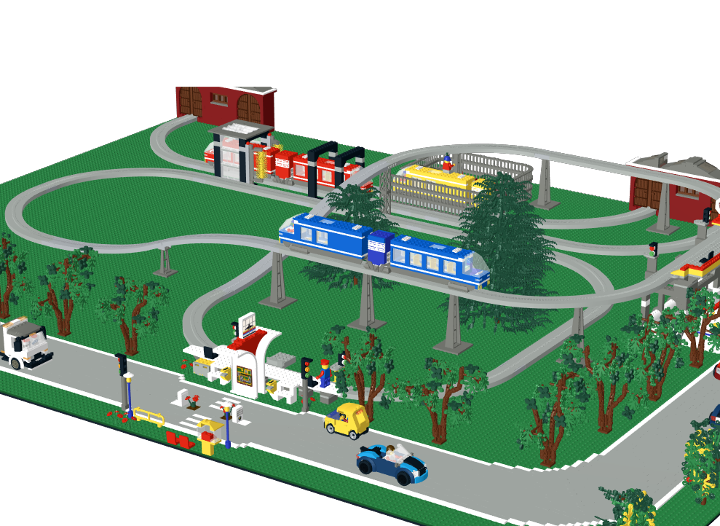 Monorail_2 from BrickLink Studio [BrickLink]