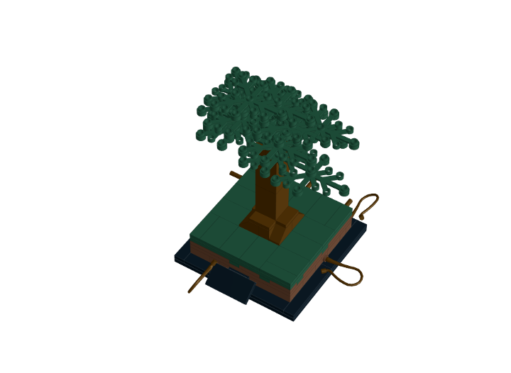 Simple Tree With Roots from BrickLink Studio [BrickLink]