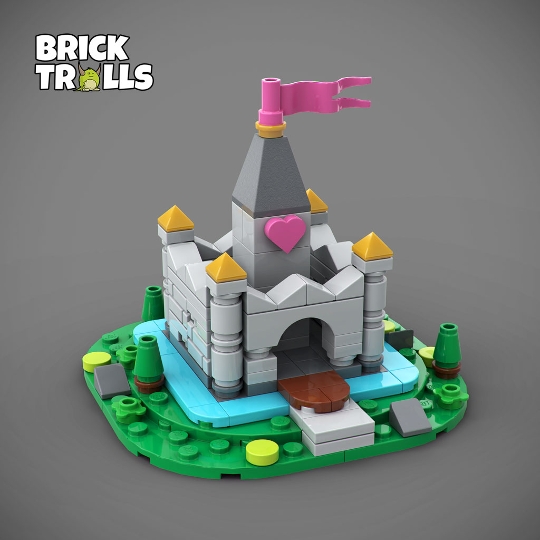Micro Fairy Tale Castle from BrickLink Studio [BrickLink]