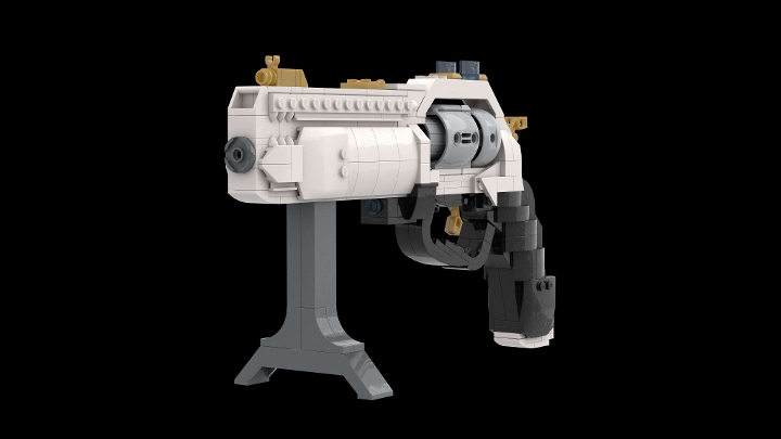 destiny 2 inspired hand cannon from BrickLink Studio [BrickLink]