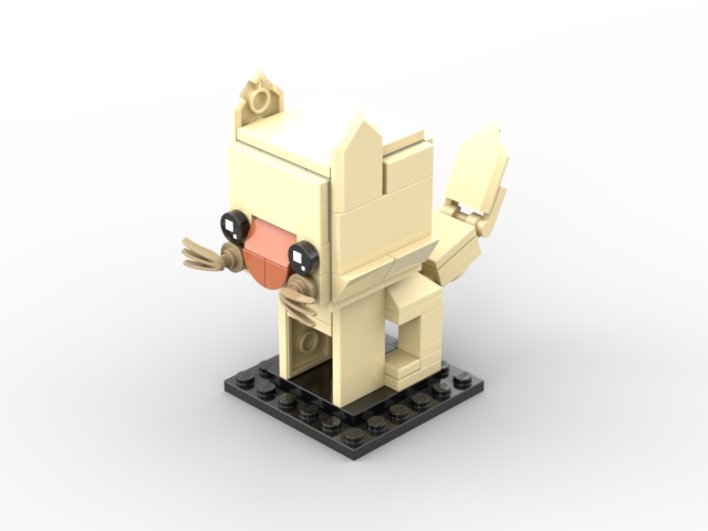 Cat BrickHead from BrickLink Studio [BrickLink]