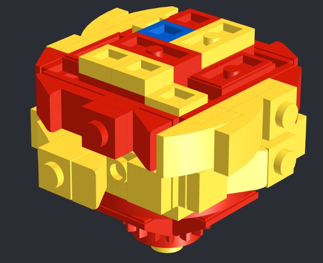 Super Hyperion Beyblade from BrickLink Studio [BrickLink]