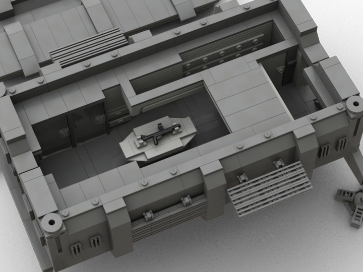 Colony Station Example Armory (Small Module) from BrickLink Studio ...