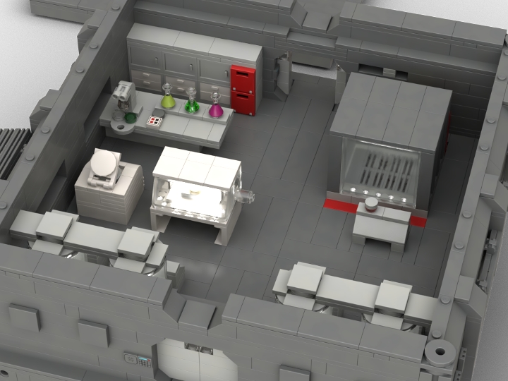 Colony Station Example Laboratory (XL Module) from BrickLink Studio ...