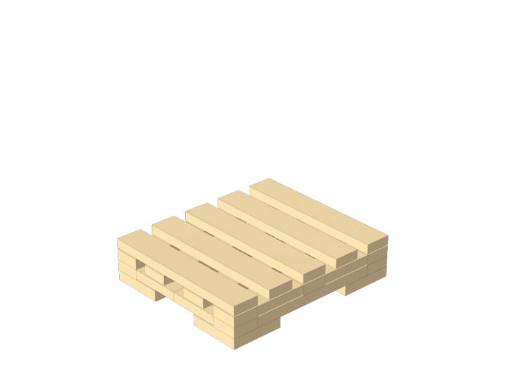 LCU pallet from BrickLink Studio [BrickLink]