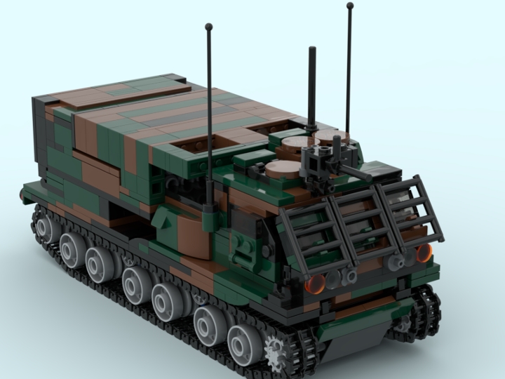 M270 MLRS from BrickLink Studio [BrickLink]