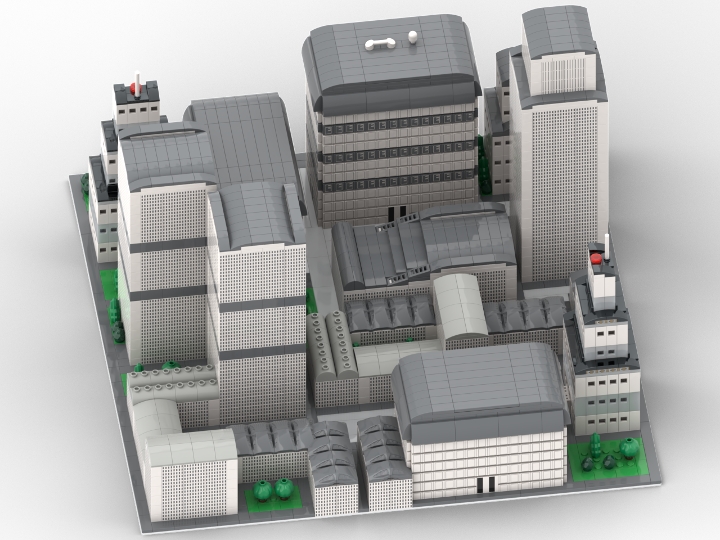 Micro city from BrickLink Studio [BrickLink]