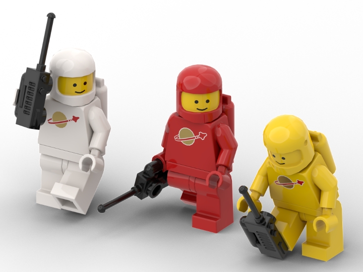 0015 Space Minifigures from BrickLink Studio [BrickLink]