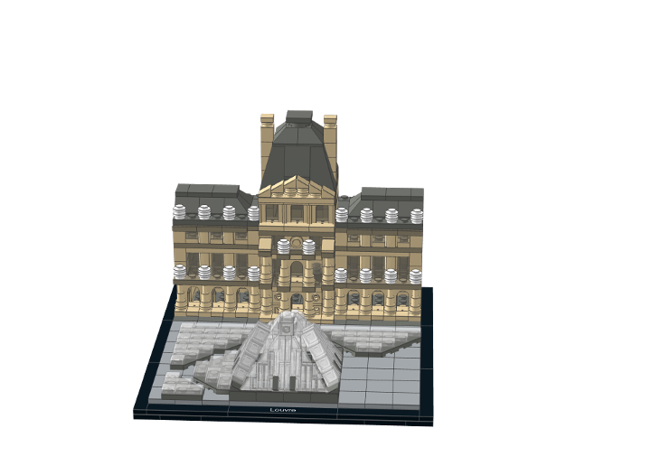 Louvre from BrickLink Studio [BrickLink]