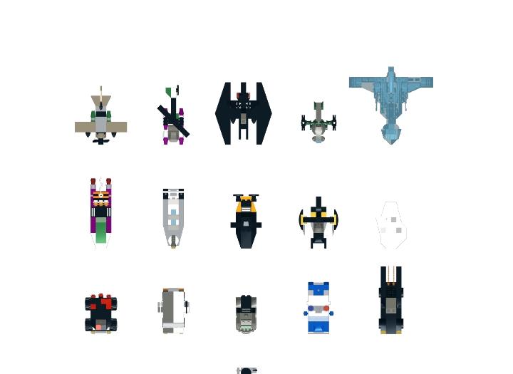 Lego Batman 2 (2012) Minikits from BrickLink Studio [BrickLink]