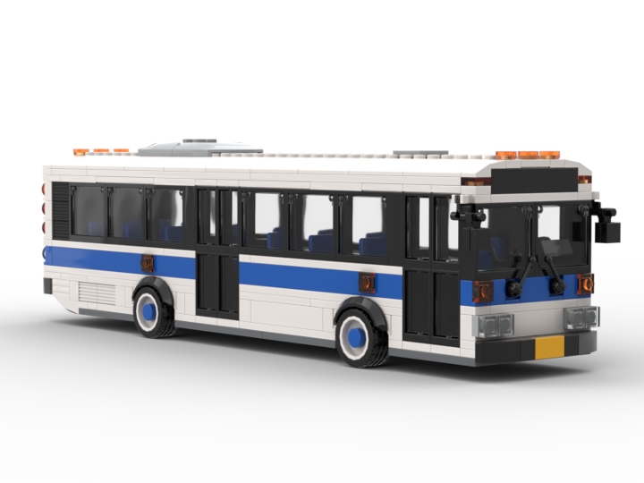 NYC New Flyer D 40 Bus 1 from BrickLink Studio [BrickLink]
