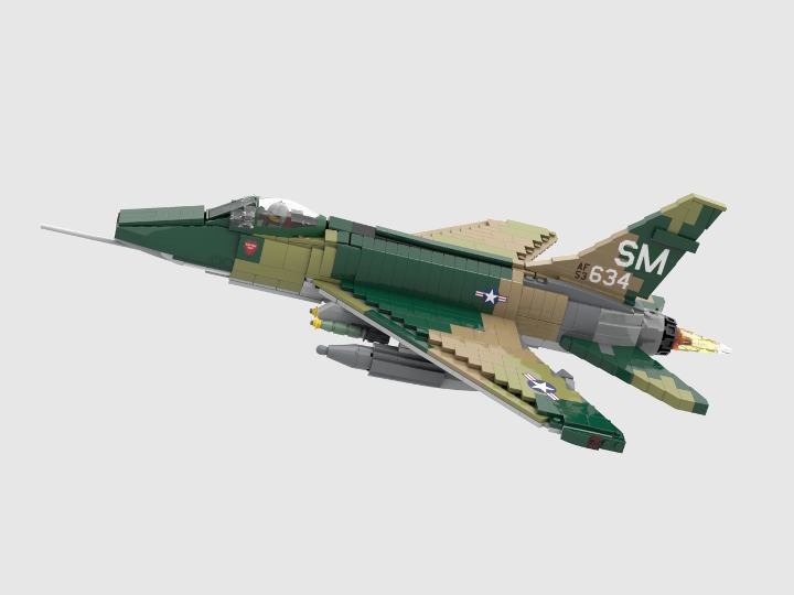F-100D Super Sabre from BrickLink Studio [BrickLink]