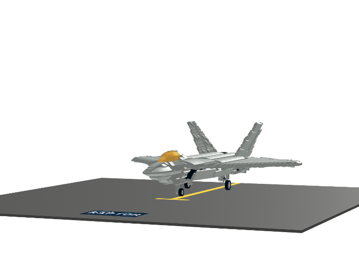 Lego f-22 from BrickLink Studio [BrickLink]